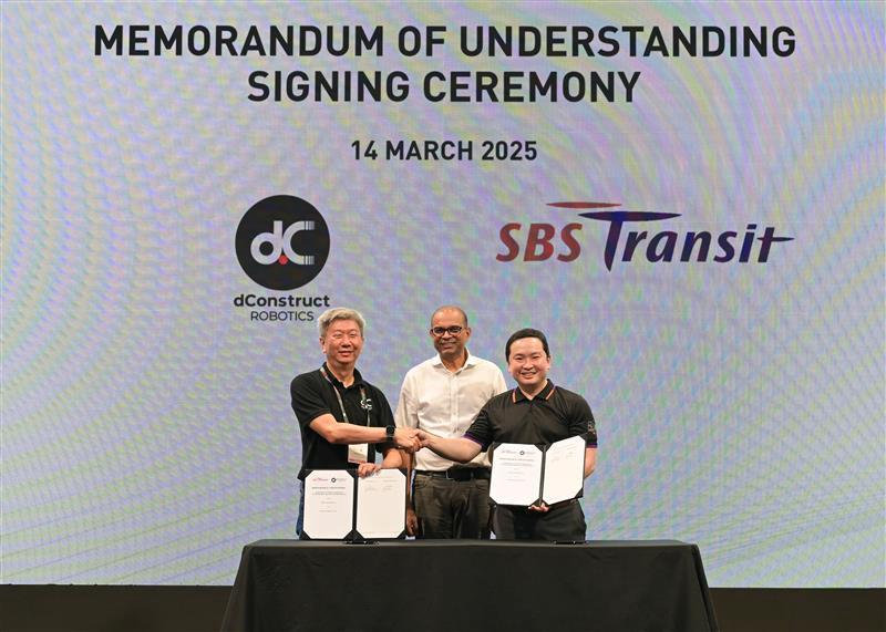dConstruct Robotics Partners with SBS Transit to Advance Rail Maintenance with Robotics